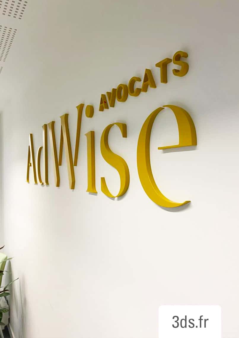 Enseigne : lettres 3D, logo en relief - Signalétique 3D